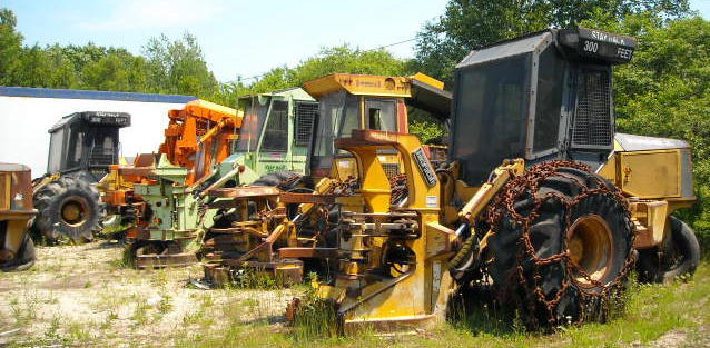 (5) Grapple Skidders - (12) Feller Buncher - Forwarders - Chippers ...